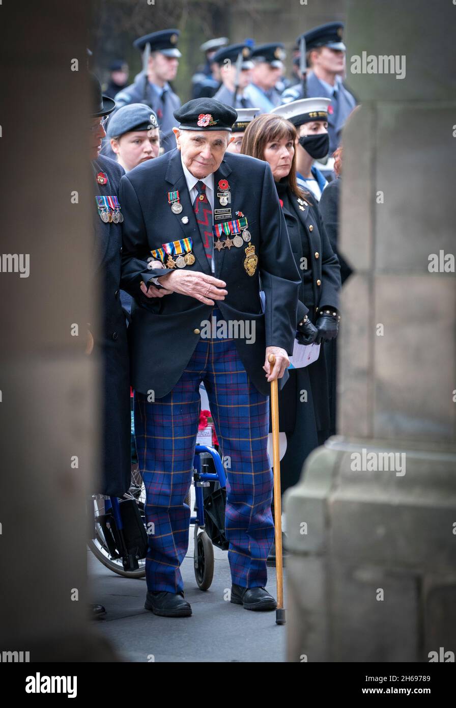 101-year-old Second World War veteran Jack Ransom during the ...