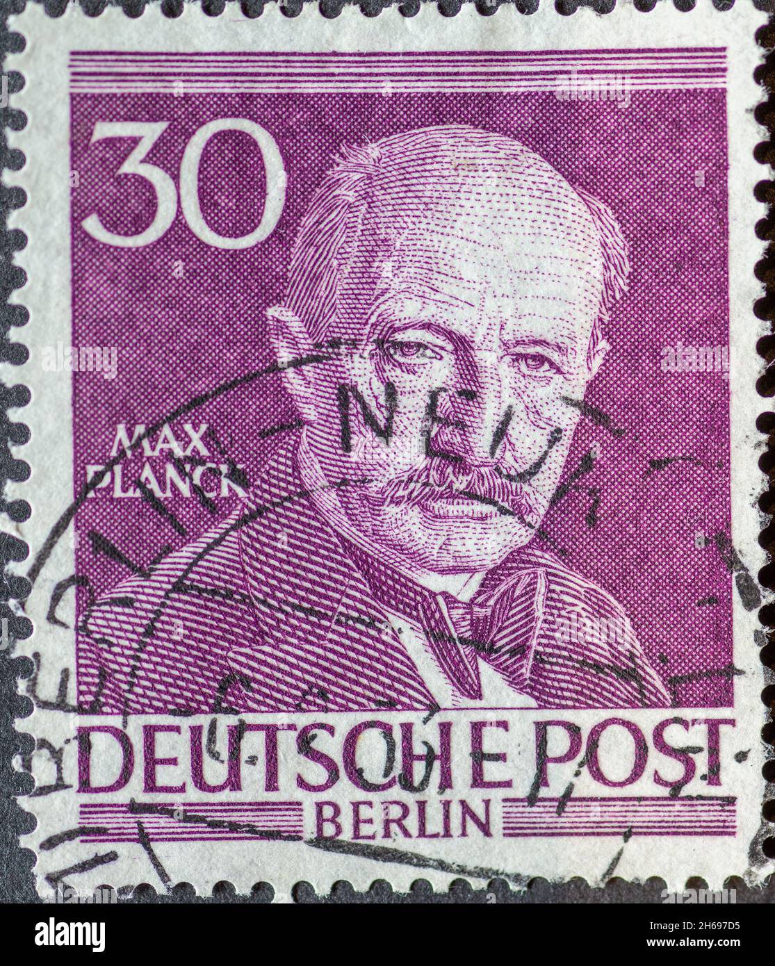 GERMANY, Berlin - CIRCA 1953: a postage stamp from Germany, Berlin ...