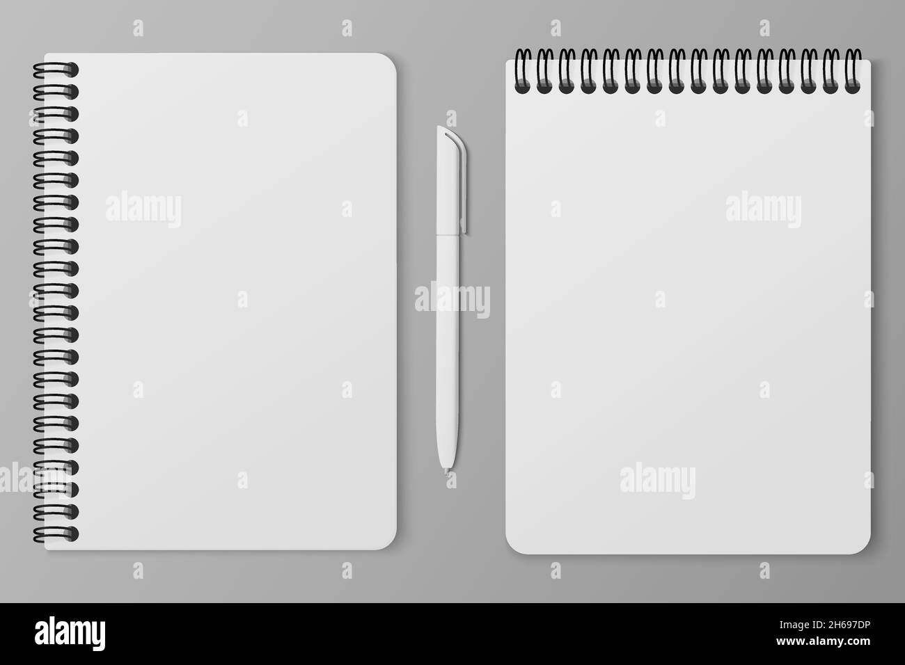 On yellow background notepad Black and White Stock Photos & Images - Alamy