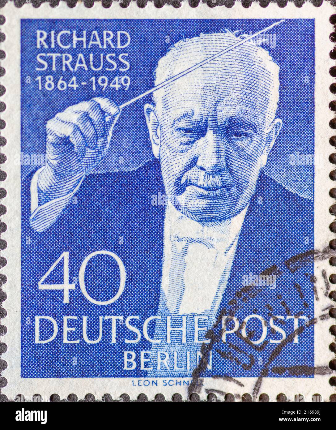 GERMANY, Berlin - CIRCA 1954: a postage stamp from Germany, Berlin ...
