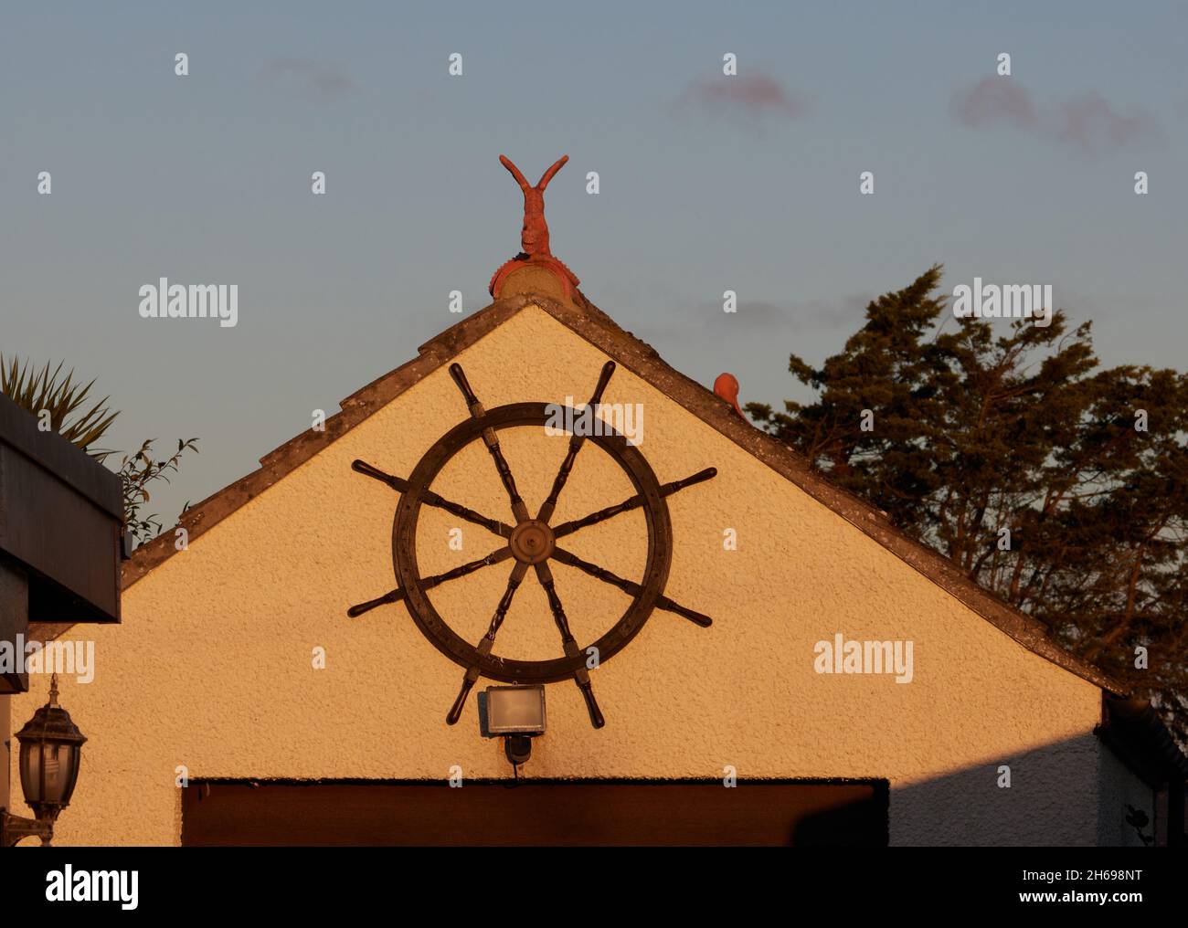 Close up of triangular roof shape Stock Photo - Alamy