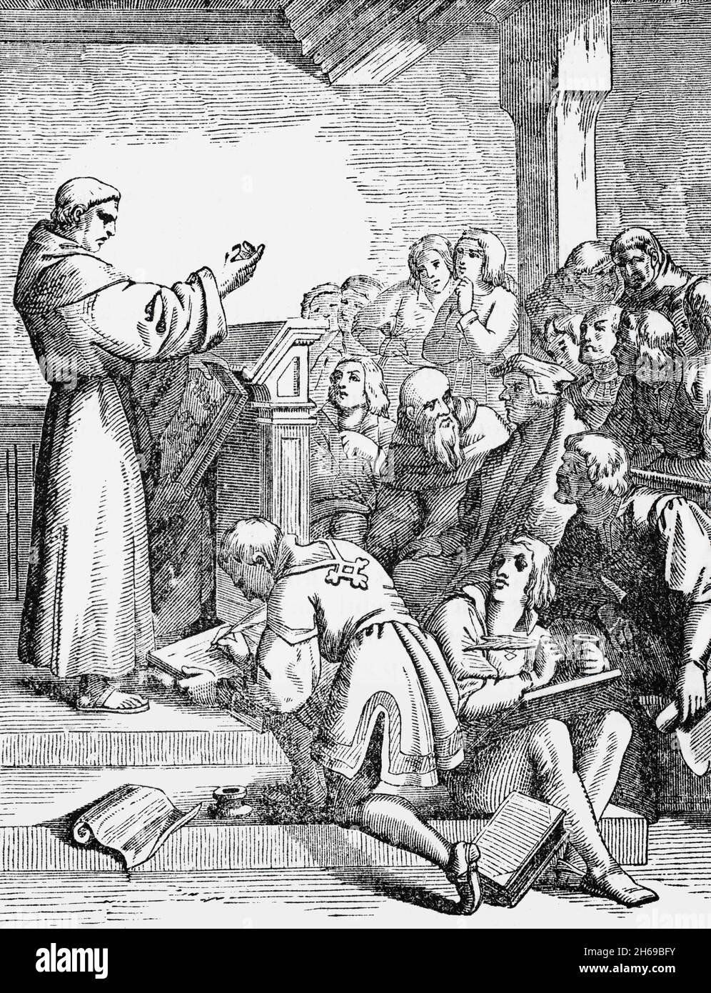 Huss preaching hi-res stock photography and images - Alamy