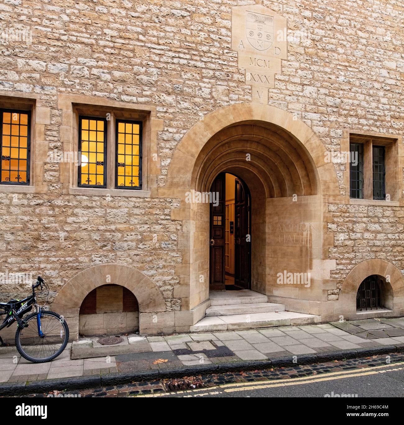 Frontage of Campion Hall, Brewer St, Oxford, one of the Permanent ...