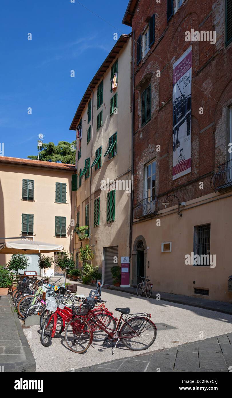 Europe, Italy, Tuscany, Lucca, Puccini Museum (Puccini's Place of Birth ...