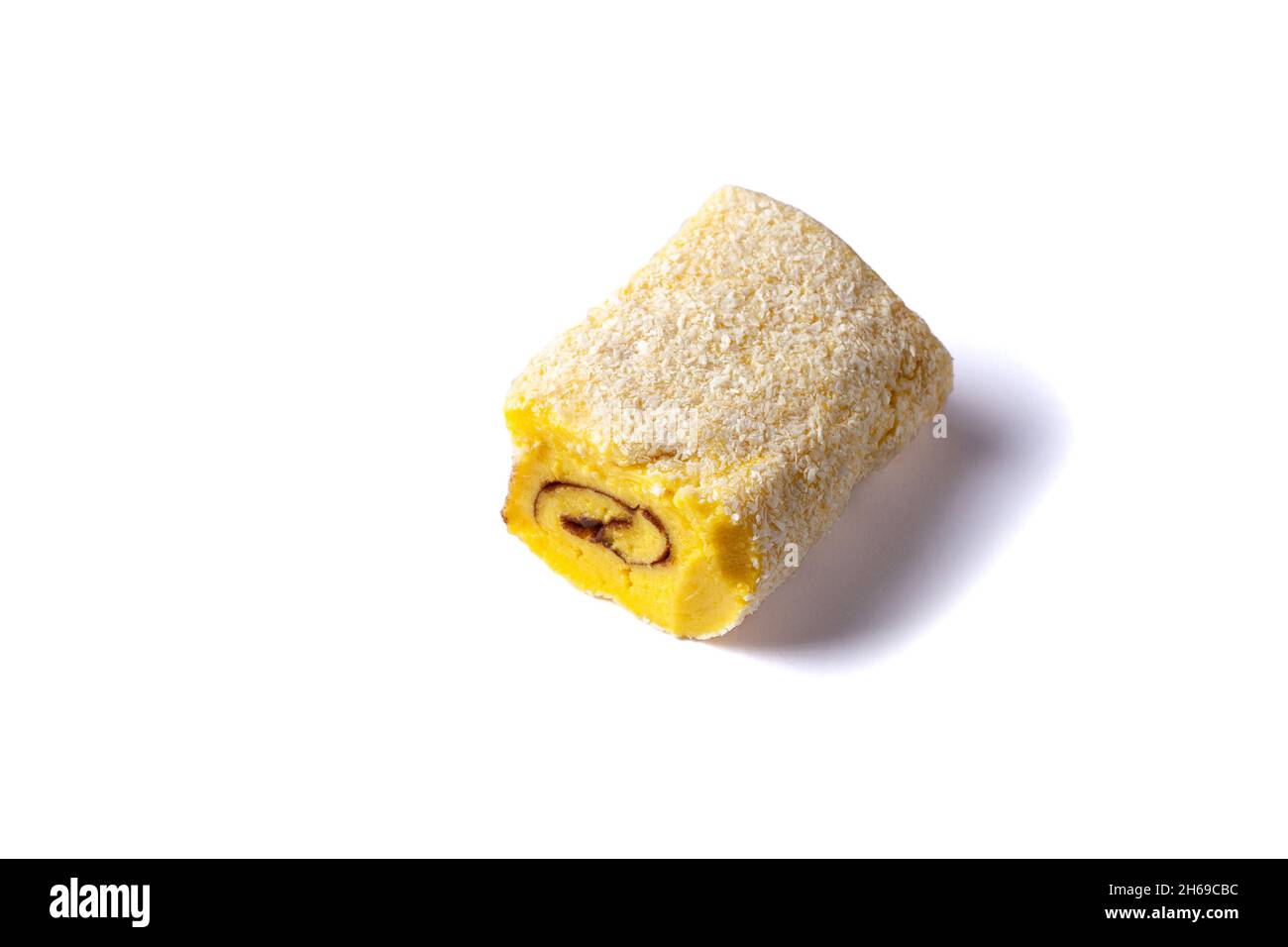 Turkish delight. Turkish delights cream-filled. banana lokum rolls ...