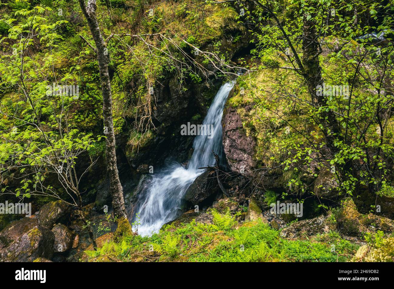 Hidden Valley view in the Scottish Highlands, UK Stock Photo - Alamy