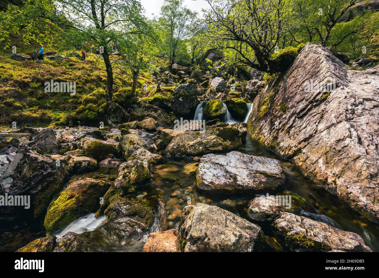 Hidden Valley view in the Scottish Highlands, UK Stock Photo - Alamy