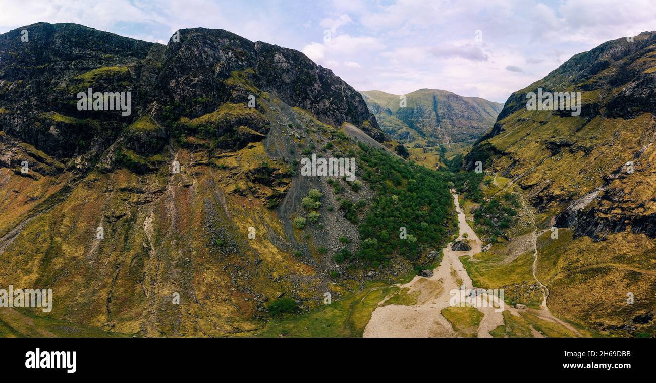 Hidden Valley view in the Scottish Highlands, UK Stock Photo - Alamy