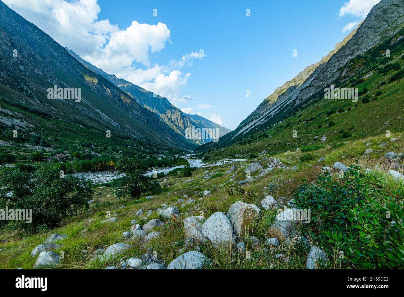 Mountain landscapes of the North Caucasus Stock Photo - Alamy