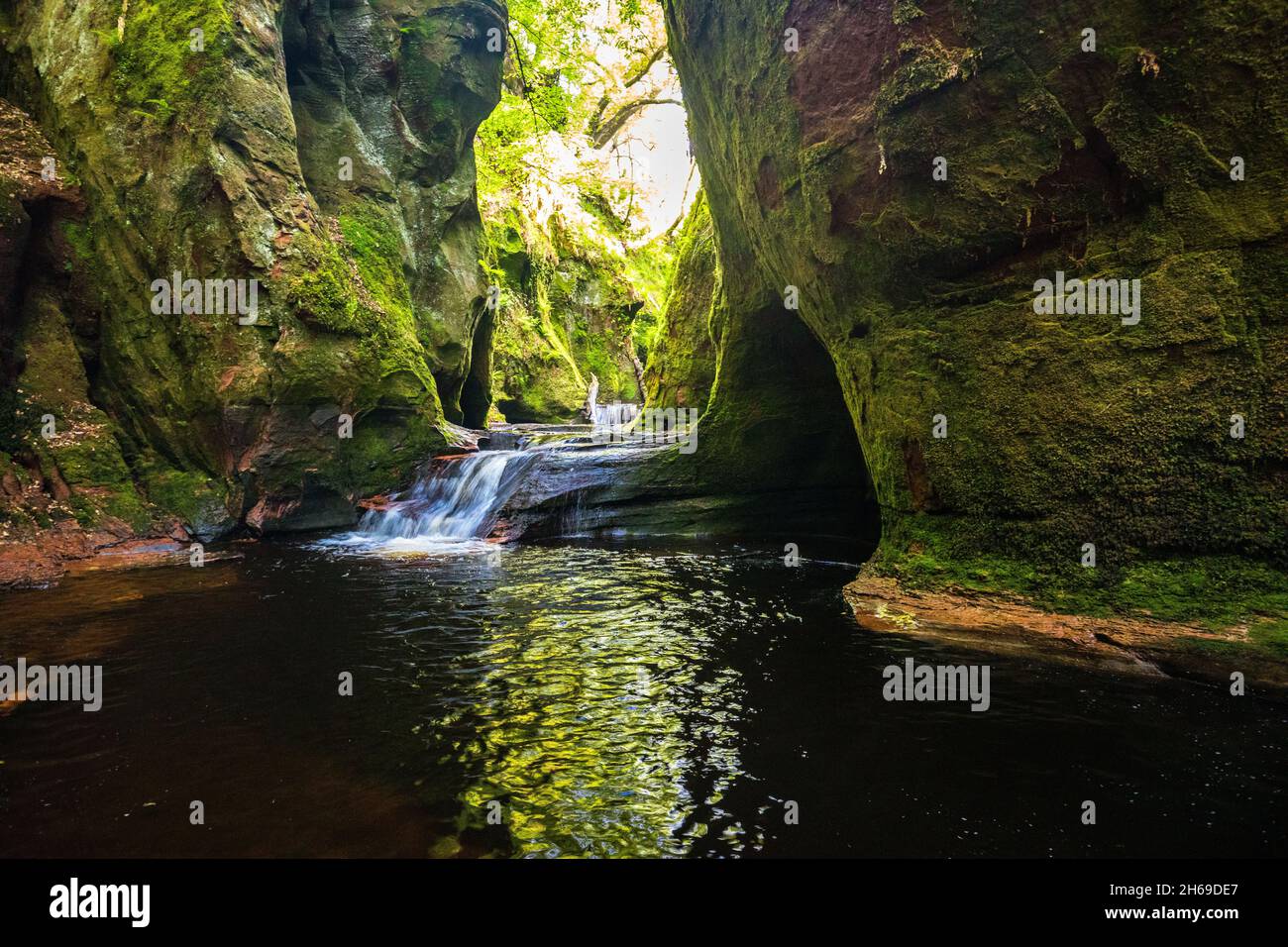 Devil’s Pulpit gorge, near Glasgow, Scotland, UK Stock Photo - Alamy
