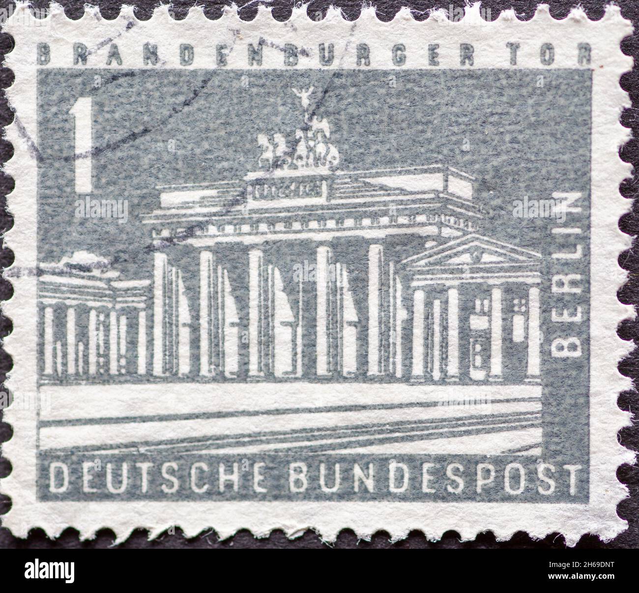 ERMANY, Berlin - CIRCA 1962: a postage stamp from Germany, Berlin ...