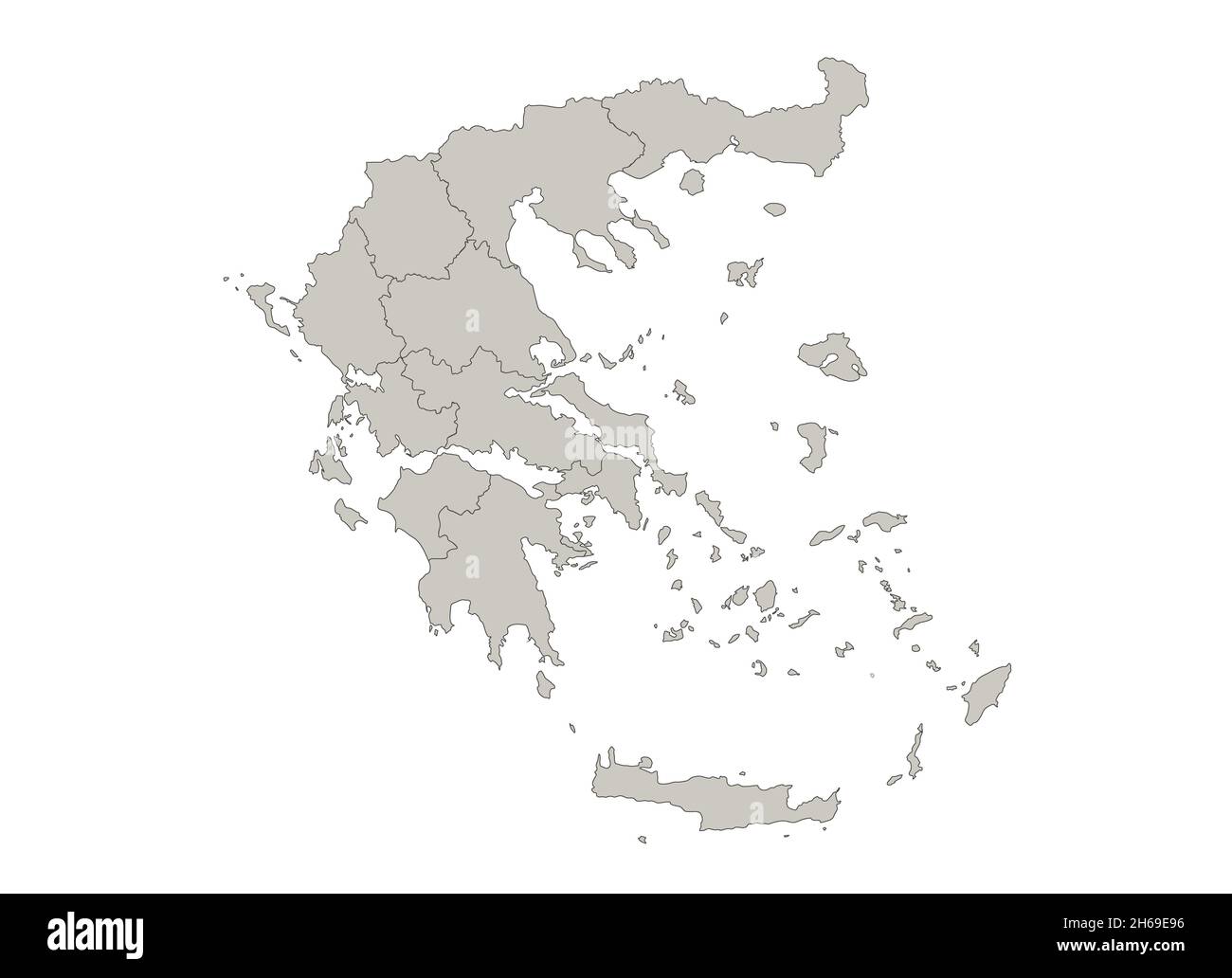 Greek regions Cut Out Stock Images & Pictures - Alamy