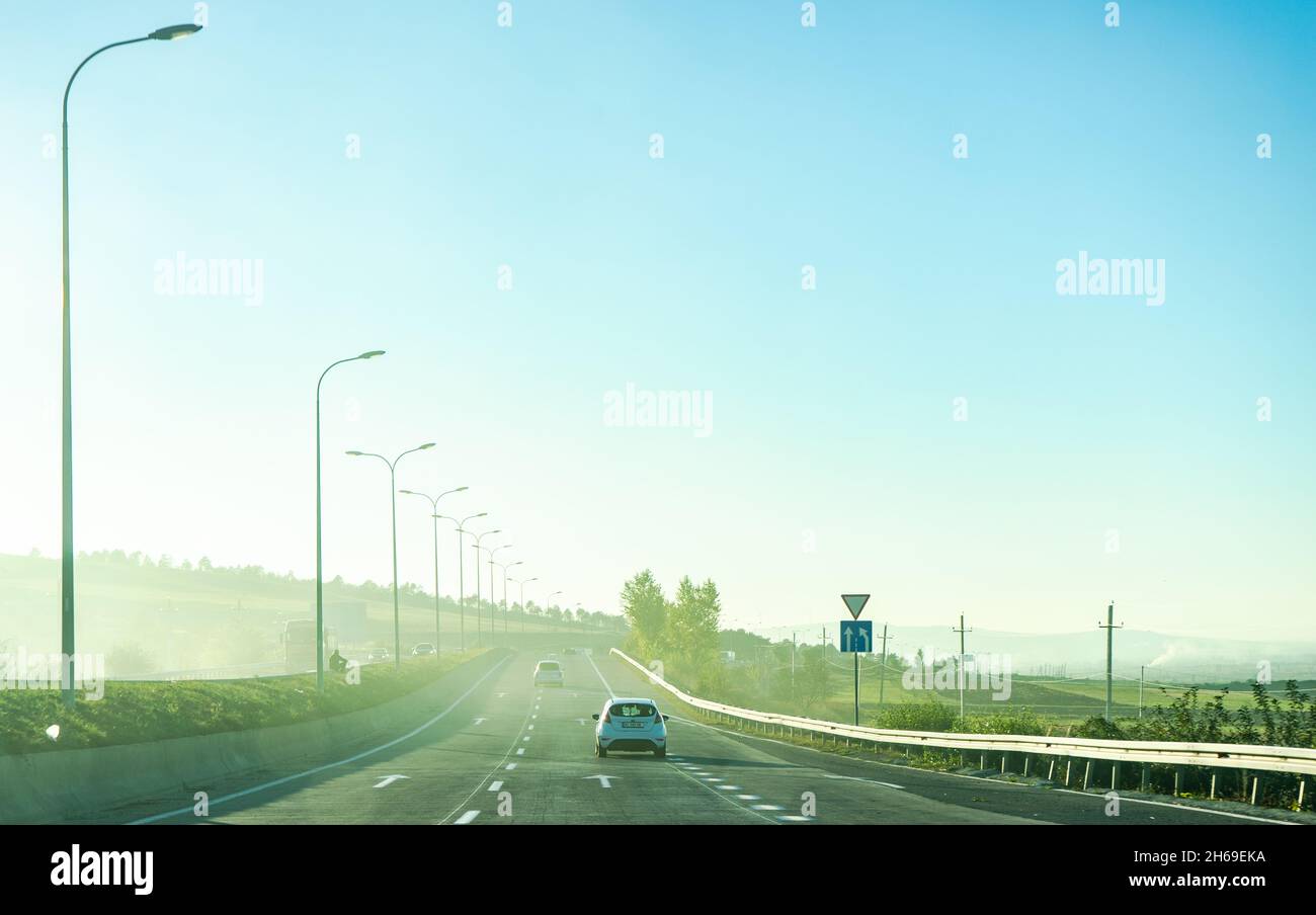 Main east west highway hi-res stock photography and images - Alamy
