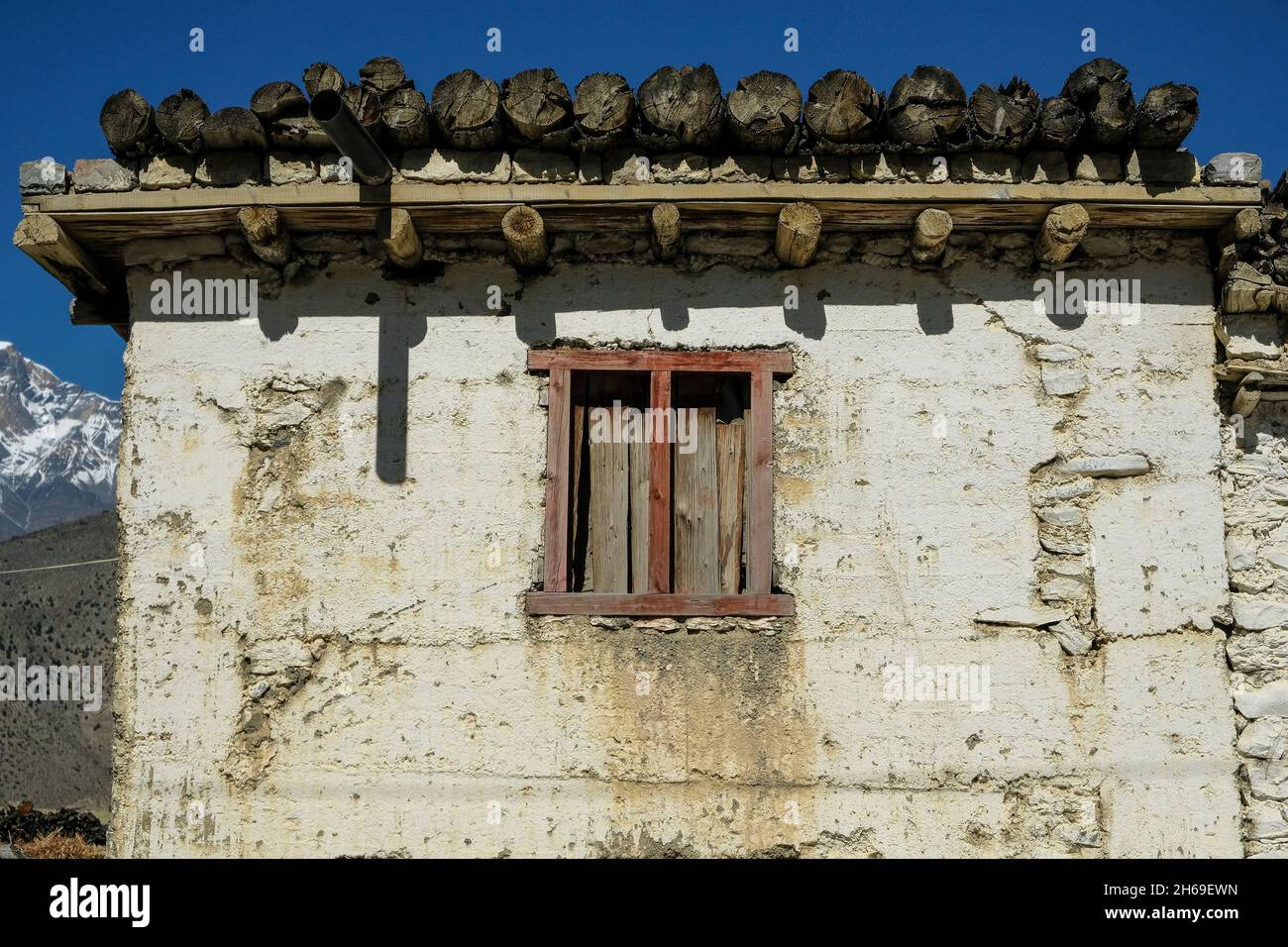 Thini village in Lower Mustang, Nepal Stock Photo - Alamy