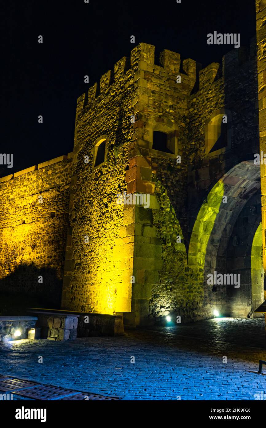 Architecture of medieval castle of Akhaltsikhe town, known as Rabati ...