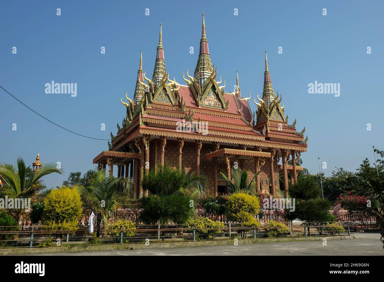Cambodian Monastery in Lumbini, Nepal Stock Photo - Alamy