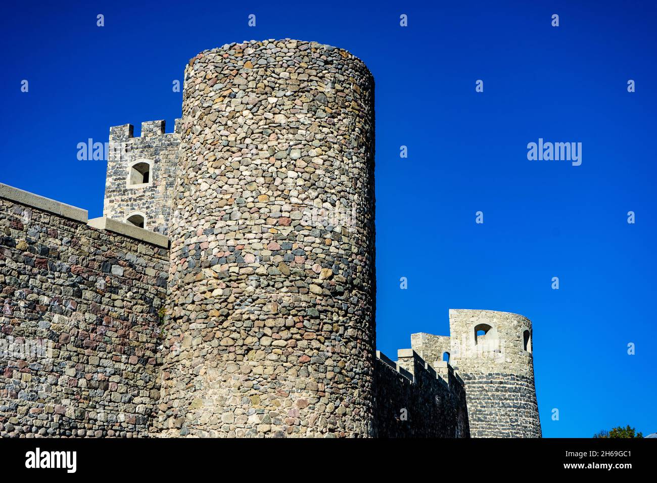 Architecture of medieval castle of Akhaltsikhe town, known as Rabati ...