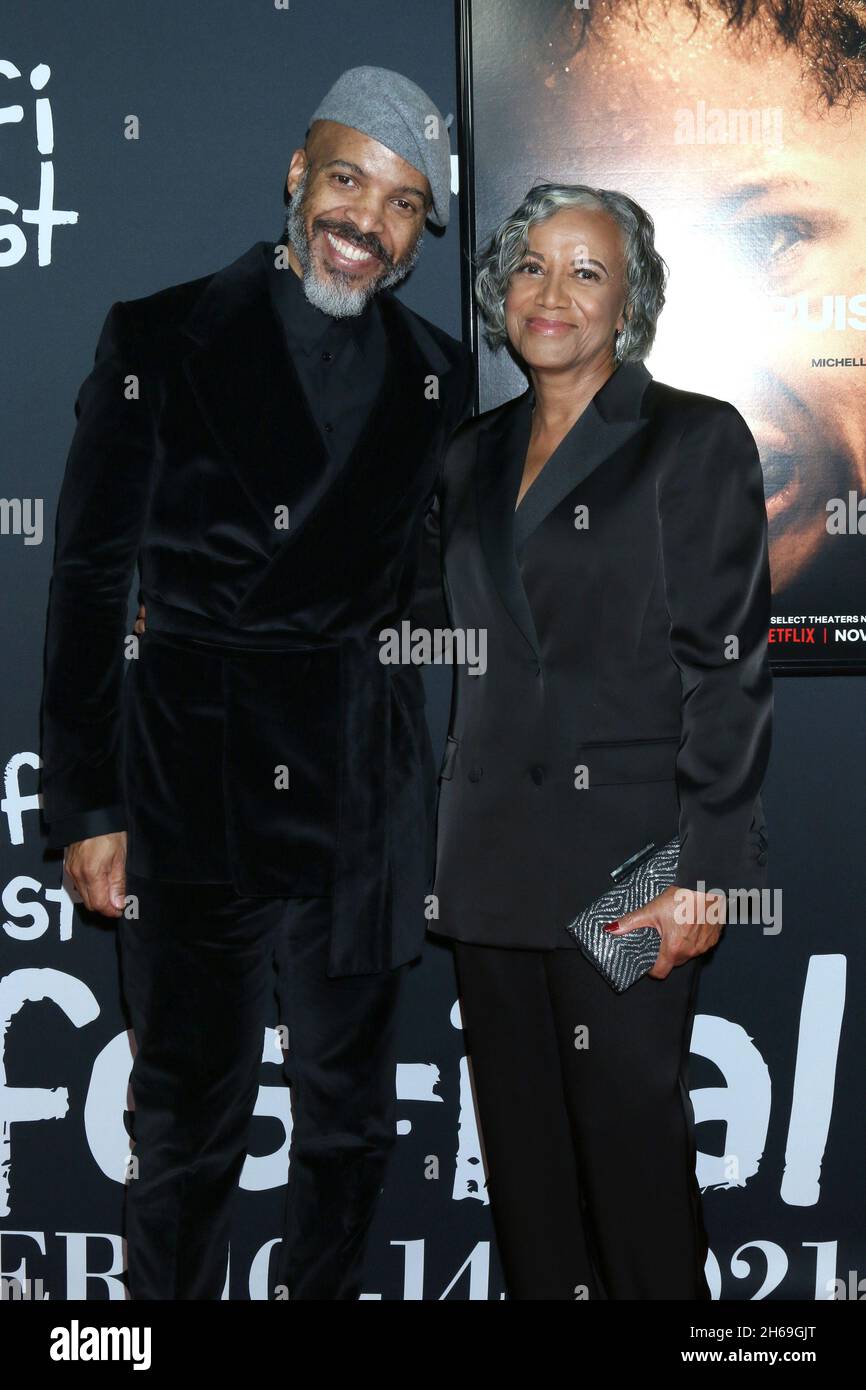 Van Hunt, mother at the AFI Fest - Bruised Premiere at TCL Chinese ...