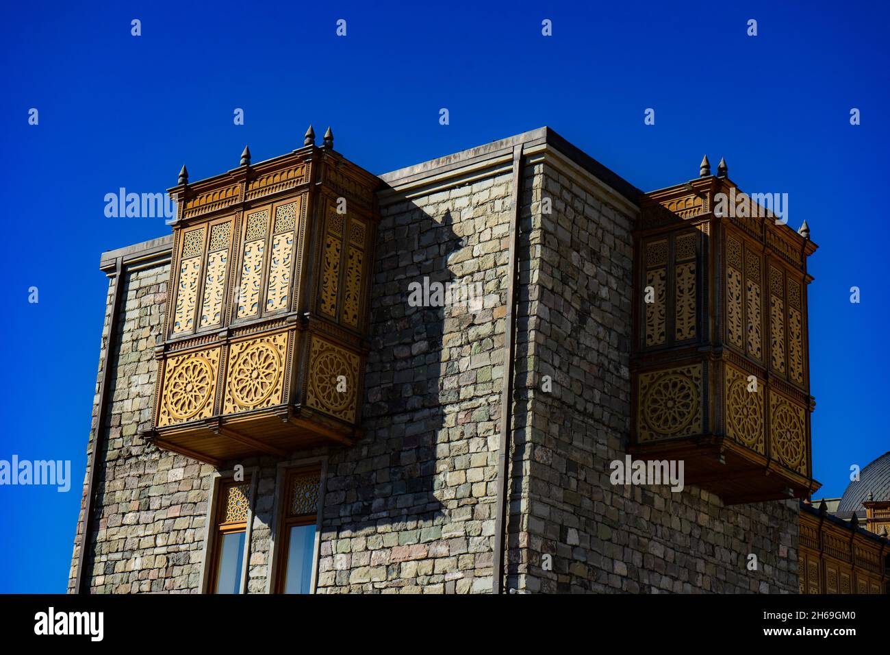 Architecture of medieval castle of Akhaltsikhe town, known as Rabati ...
