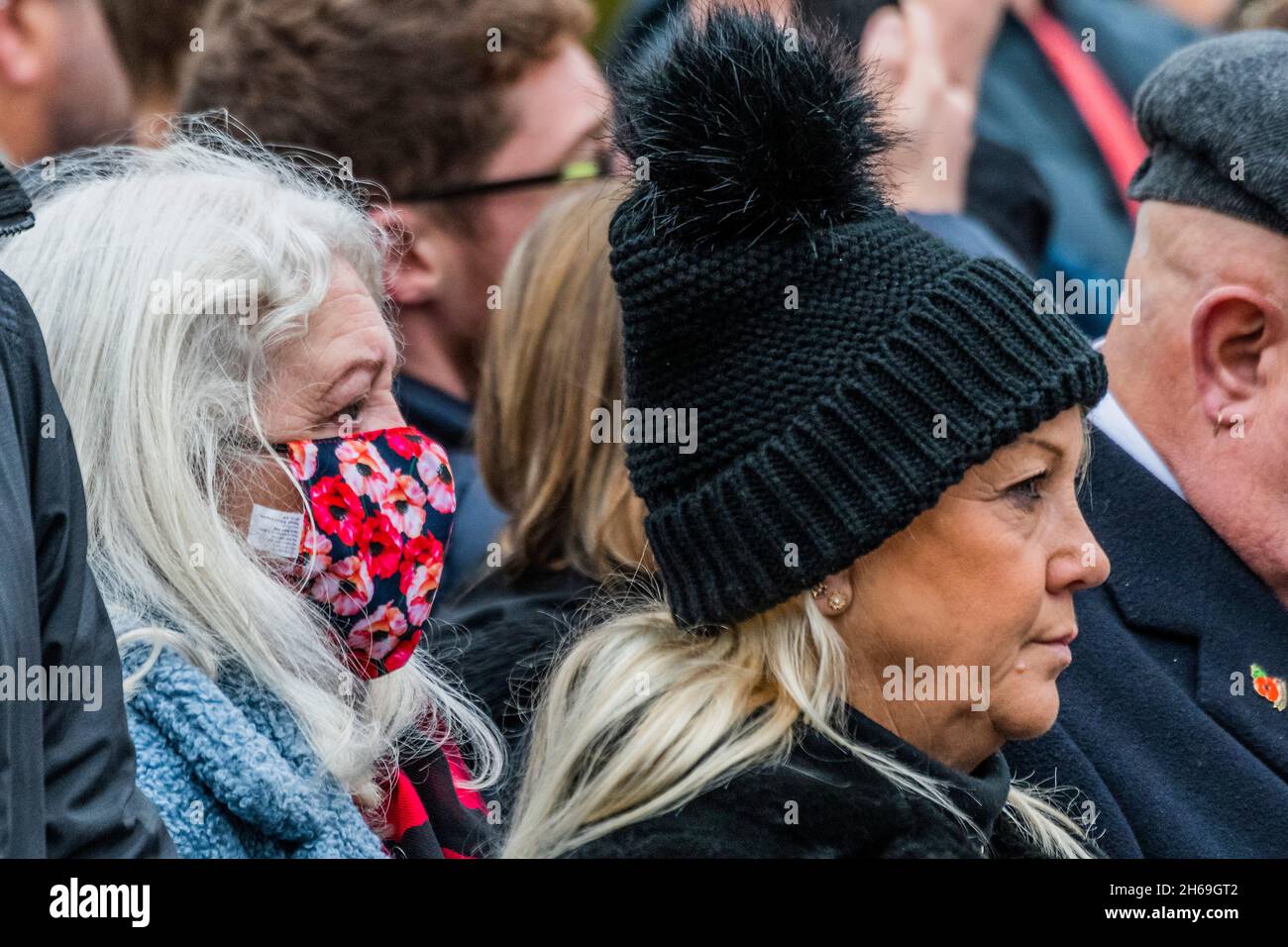 London, UK. 14th Nov, 2021. Remembrance Day service and parade at the ...