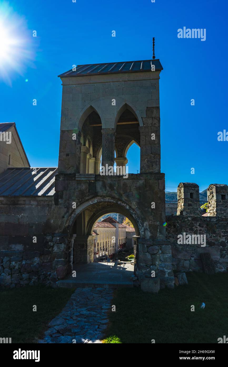 Architecture of medieval castle of Akhaltsikhe town, known as Rabati ...