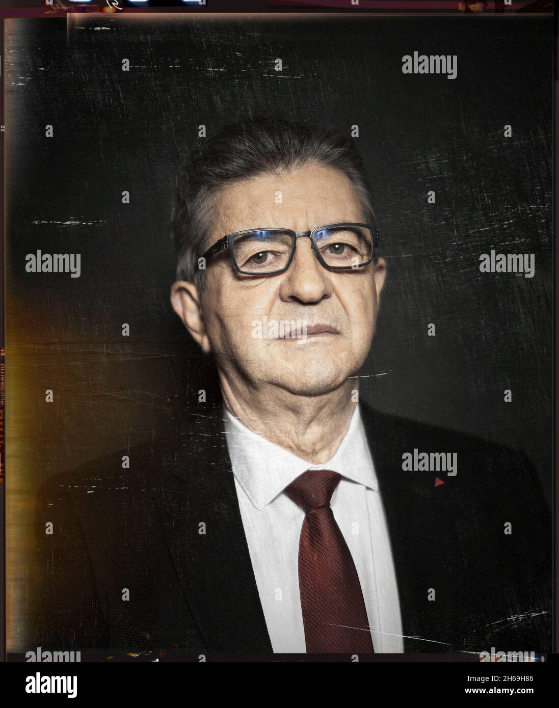 Leader of French left-wing party La France Insoumise (LFI) and ...