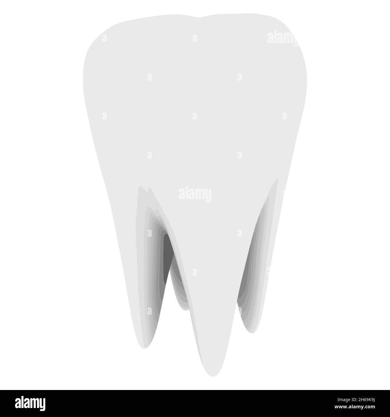 Tooth. Human tooth drawing. Vector illustration eps-10 Stock Vector ...