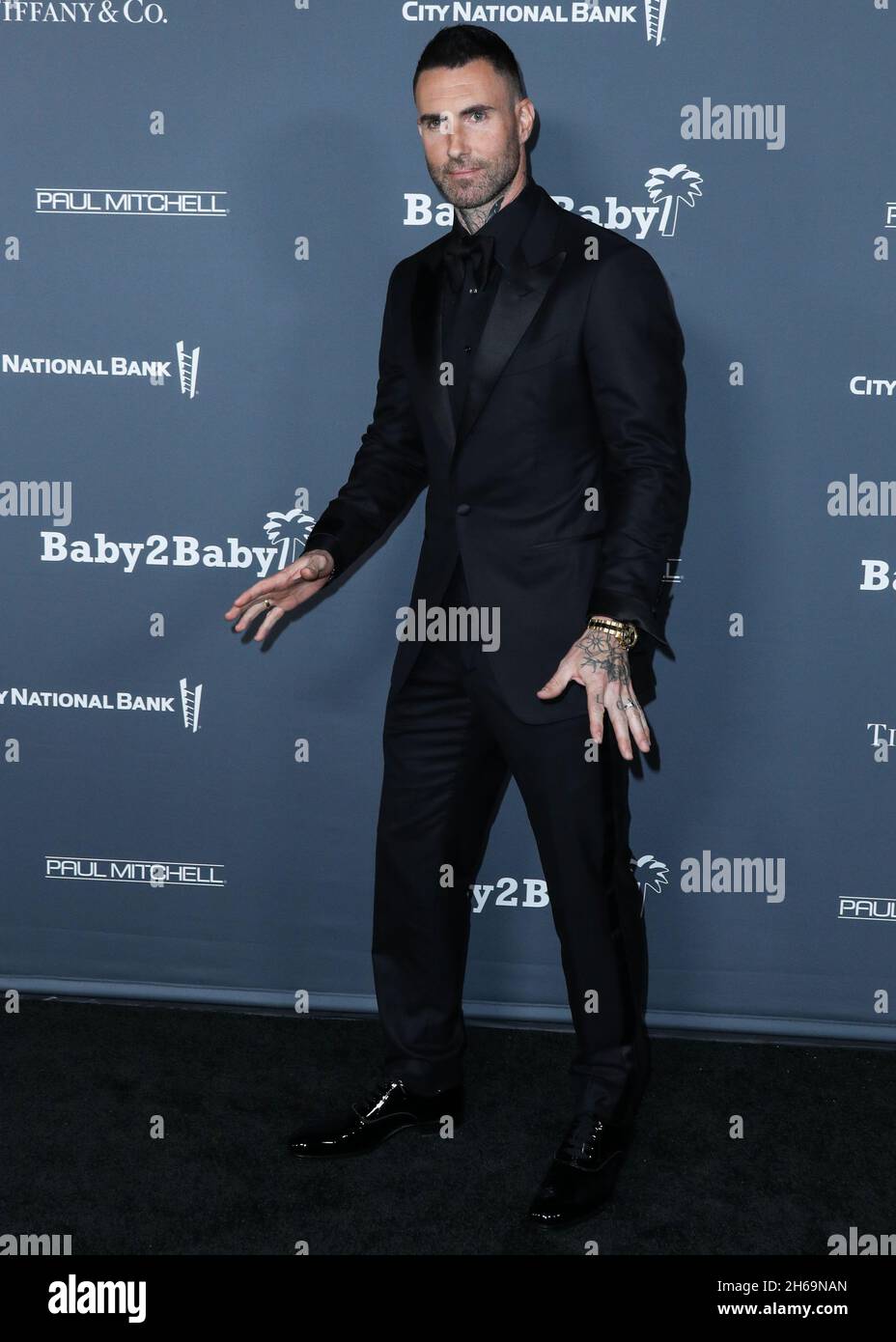 Adam Levine Black Suit