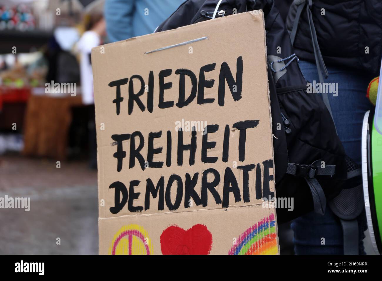 Strasbourg, France: Large demonstration for Freedom against the Corona ...