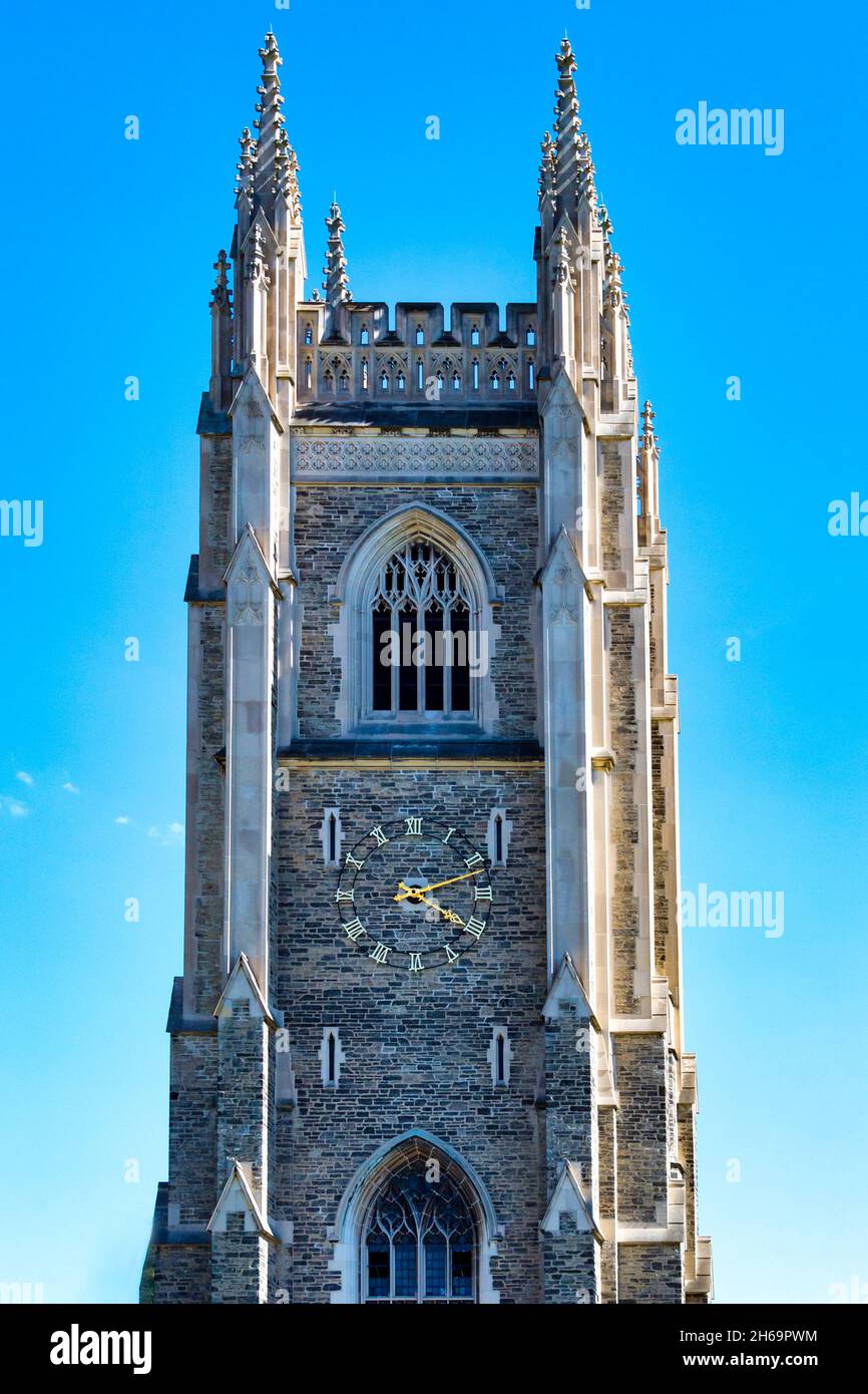 The Soldier's Tower in the downtown district of Toronto city, Canada ...