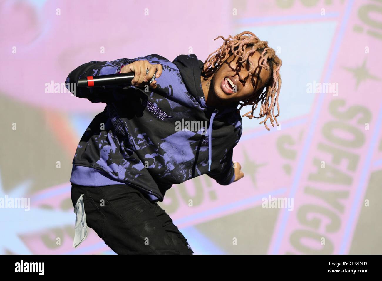 American rapper SoFaygo performs on stage during the Day N Vegas Music ...