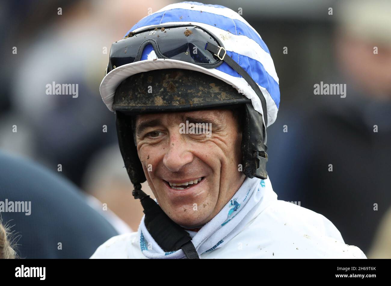Jockey Davy Russell after winning the I.N.H. Stallion Owners EBF Maiden ...