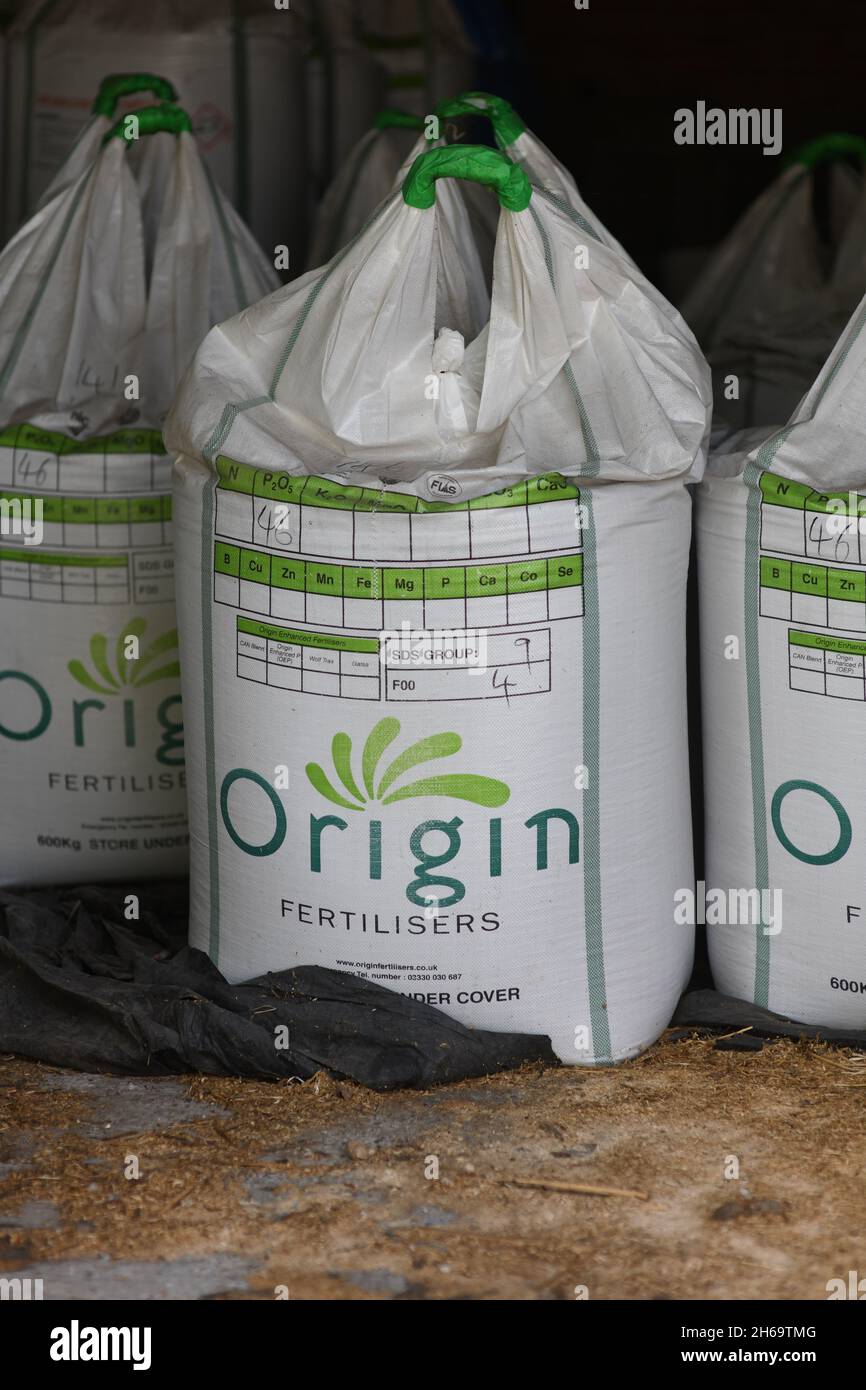 Fertiliser on a farm Stock Photo - Alamy