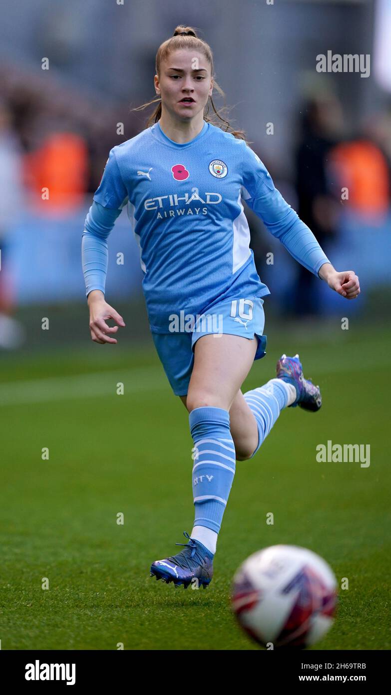 Manchester City's Jess Park during the Barclays FA Women's Super League ...