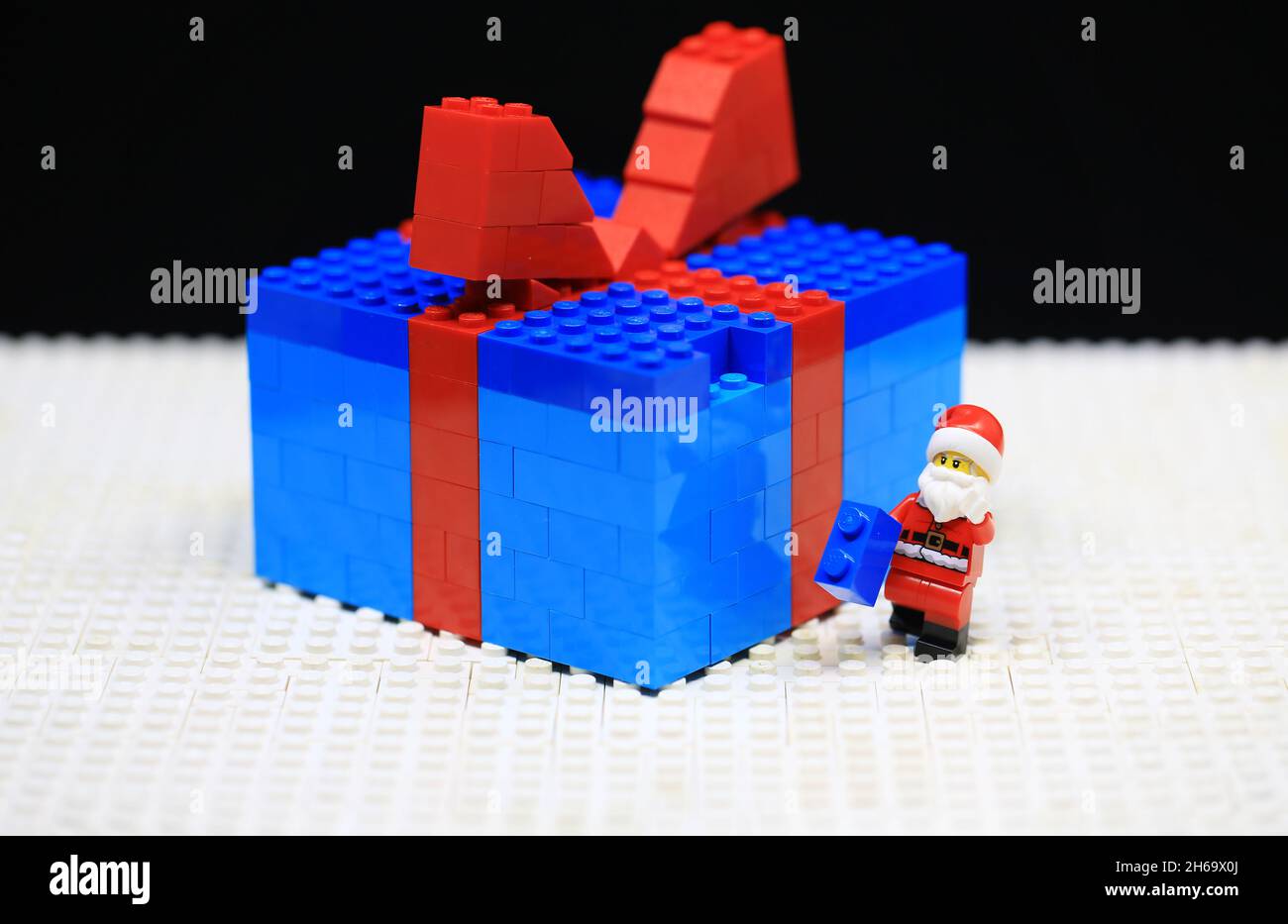 Christmas Santa Claus team is ready for celebrating Stock Photo - Alamy