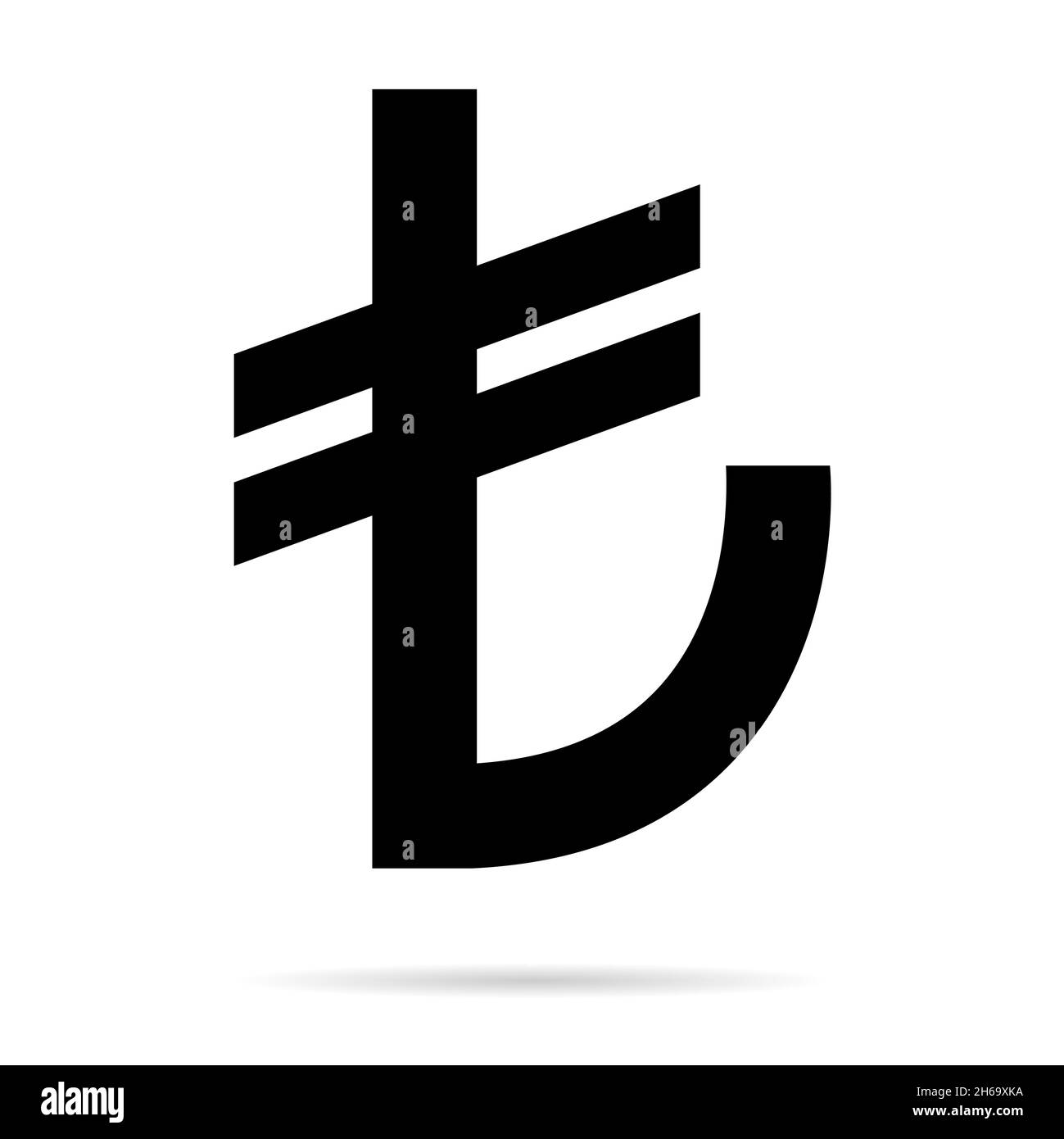 Turkish lira money icon, tl financial business sign, cash economy symbol isolated on background ...