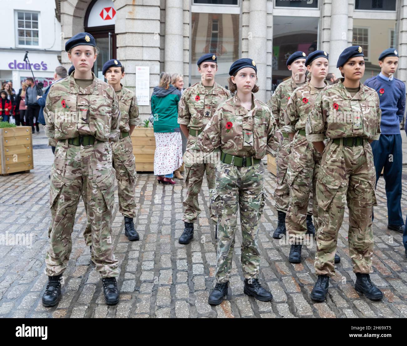Royal british legion parade high street hi-res stock photography and ...