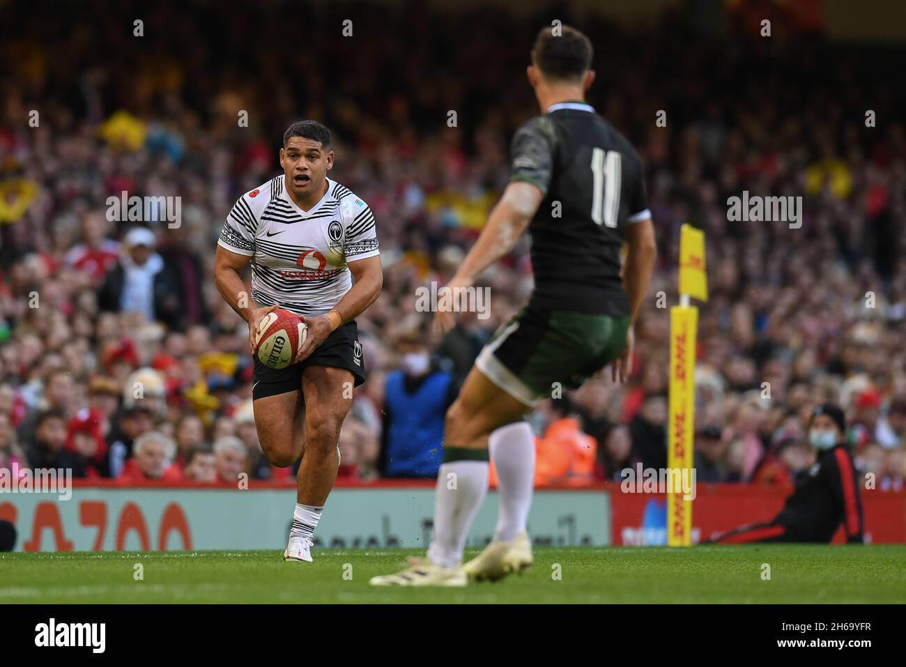 Sam Matavesi of Fiji, in action during the game Stock Photo - Alamy