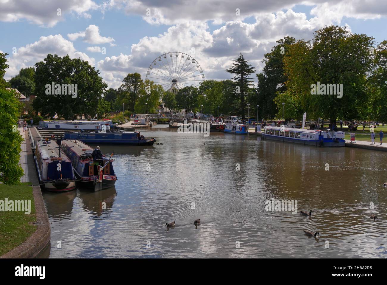Bancroft Basin, on the Stratford upon Avon Canal,Stratford upon Avon ...