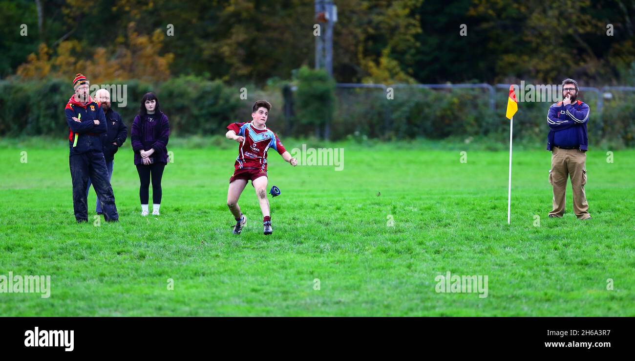 Carmarthen Quins RFC Youth v Lampeter RFC Youth November 2021 Stock ...