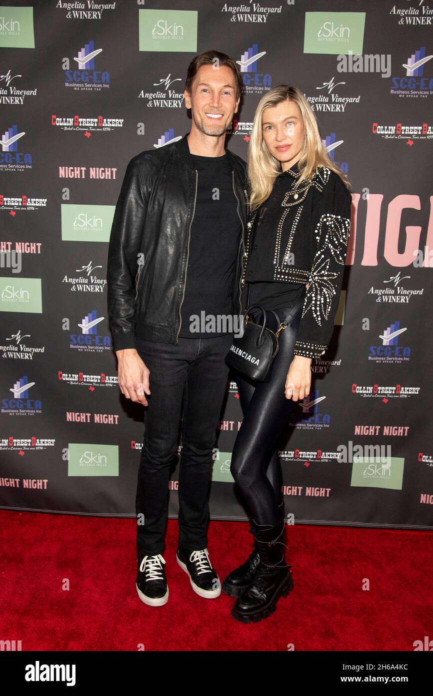 Los Angeles, USA. 13th Nov, 2021. Adam Ambruso with Anna attends Rose ...