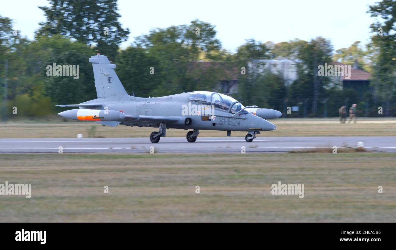 Rivolto del Friuli, Udine, Italy SEPTEMBER, 17, 2021 Military aircraft ...