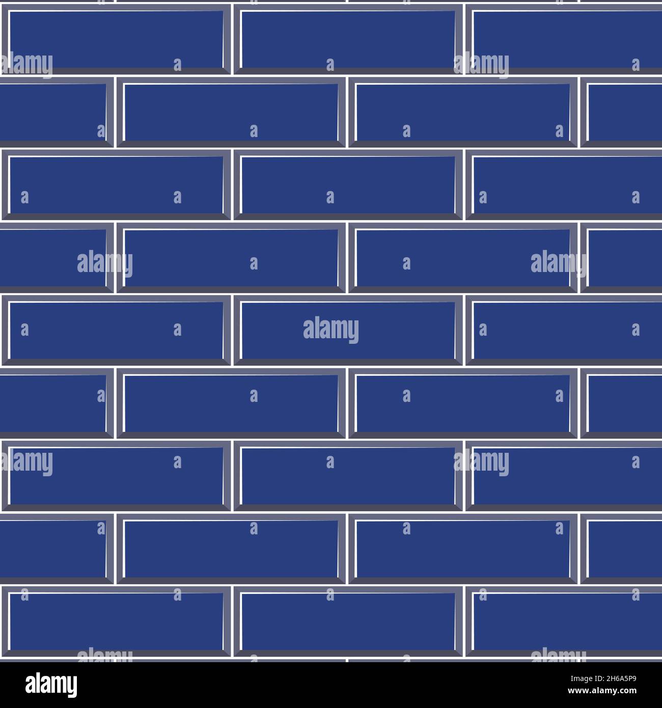 Blue subway tile Stock Vector Images - Alamy