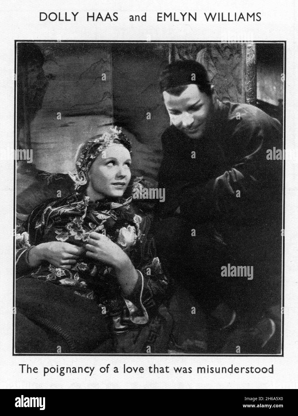 DOLLY HAAS and EMLYN WILLIAMS in BROKEN BLOSSOMS 1936 director JOHN ...