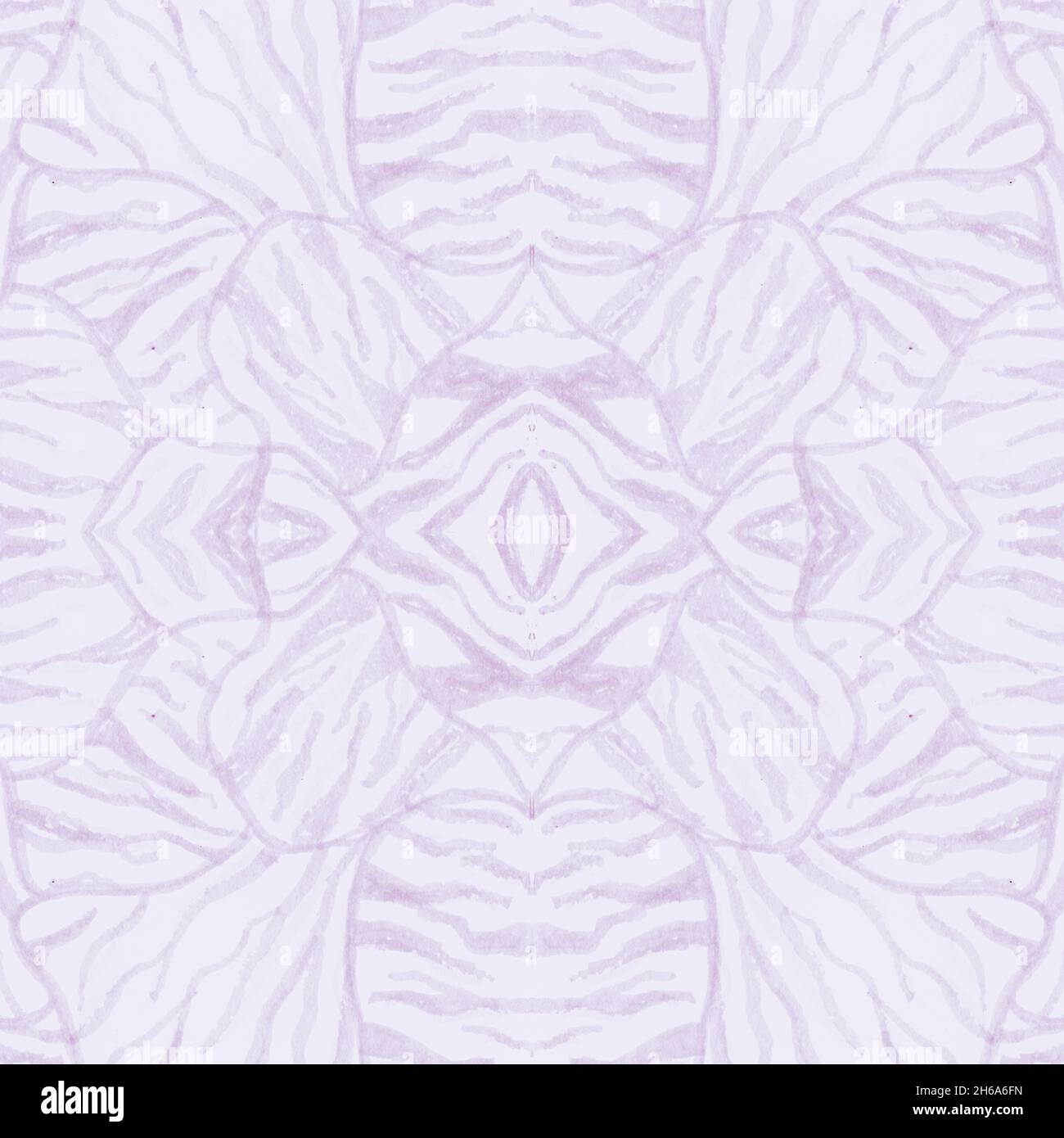 Pink African Print. Watercolour Safari Skin Pattern. White Fashion ...