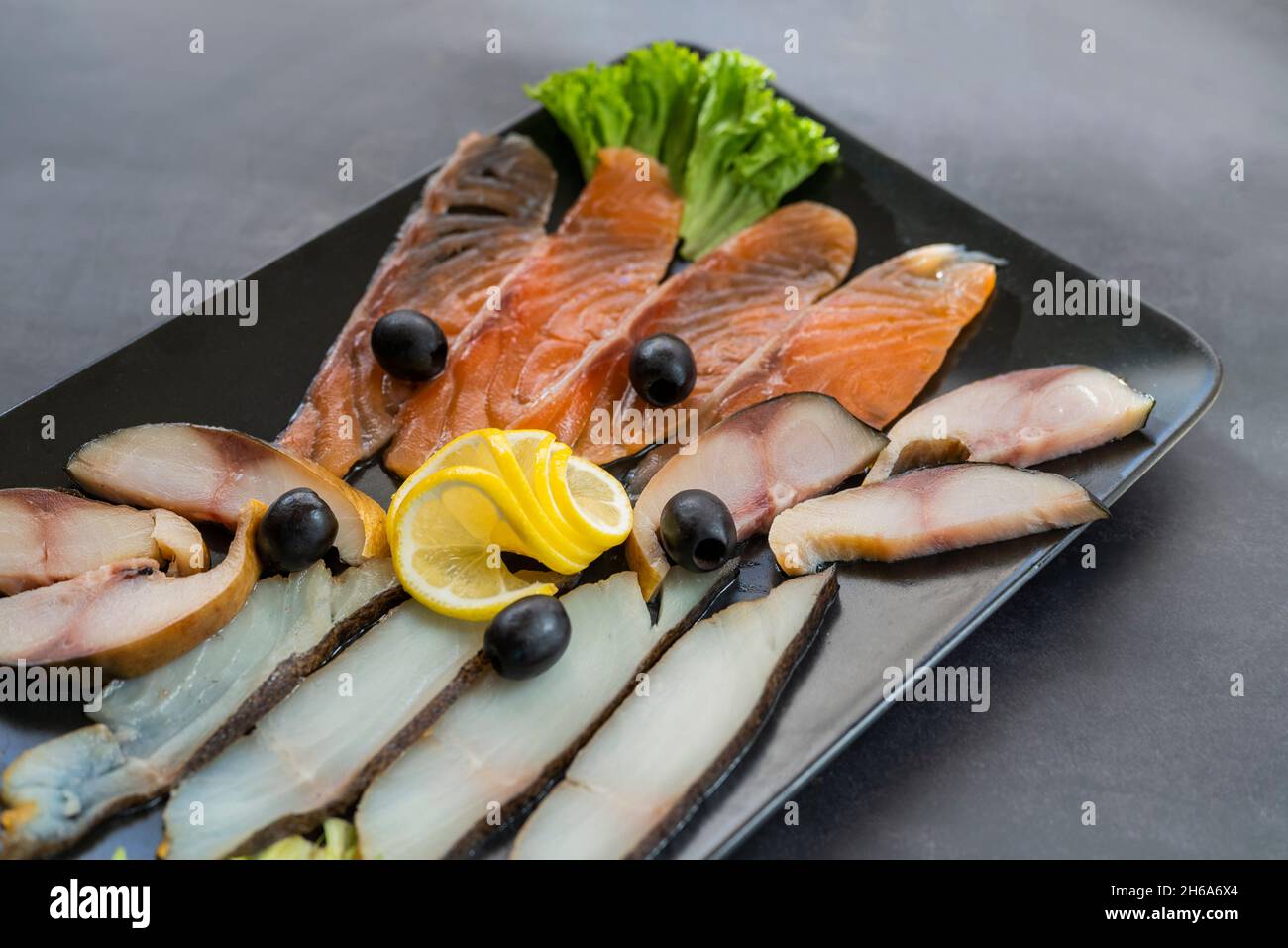 Assorted fish and seafood hi-res stock photography and images - Alamy