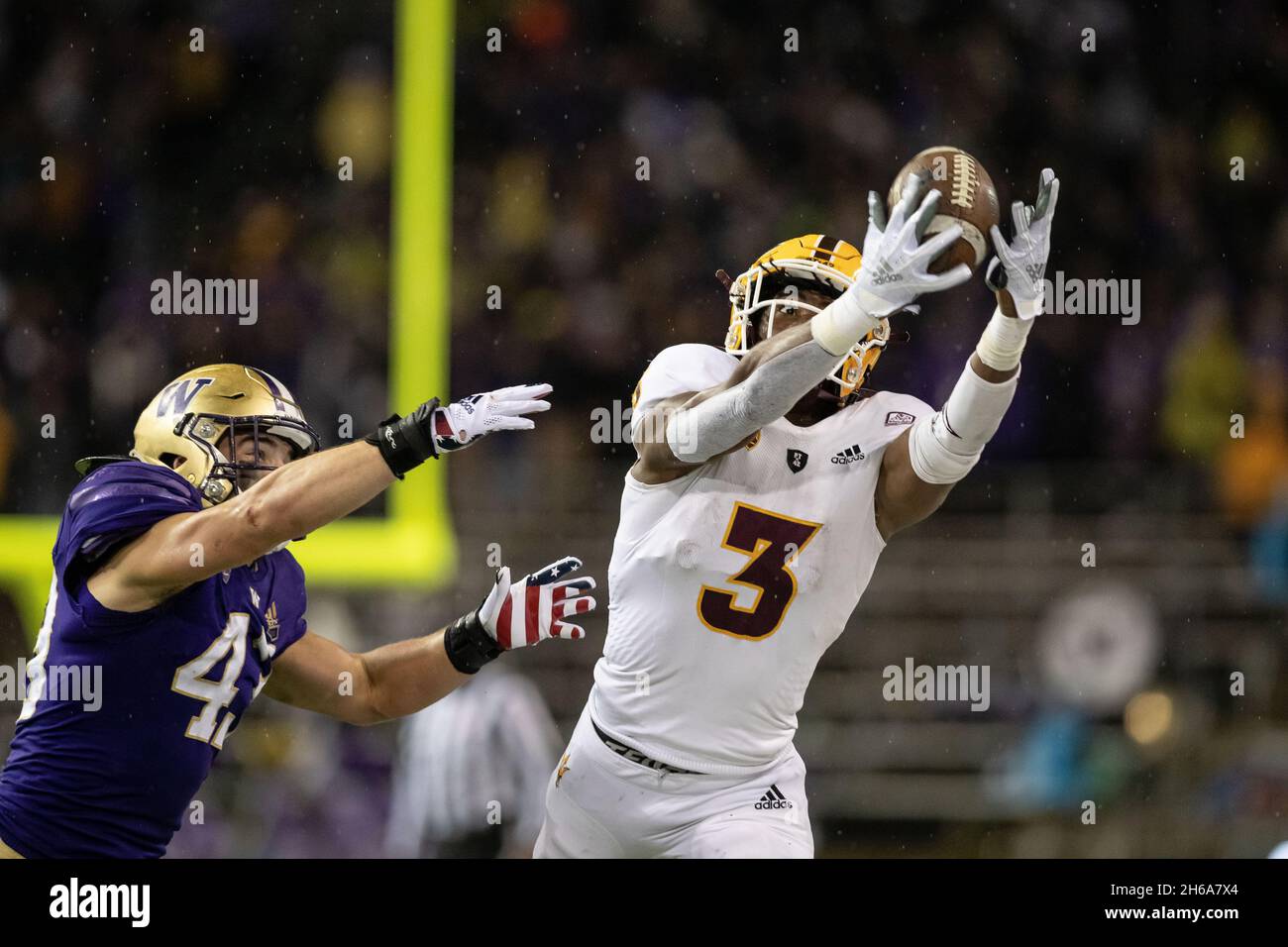 Seattle, United States. 13th Nov, 2021. Arizona State Sun Devils ...