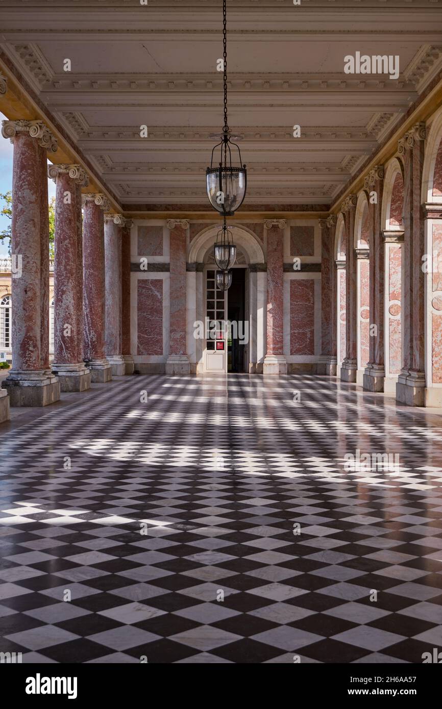 The Marble Face of Grand Trianon in Versailles Palace (Chateau de ...
