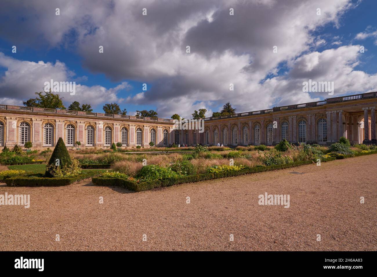 The Marble Face of Grand Trianon in Versailles Palace (Chateau de ...