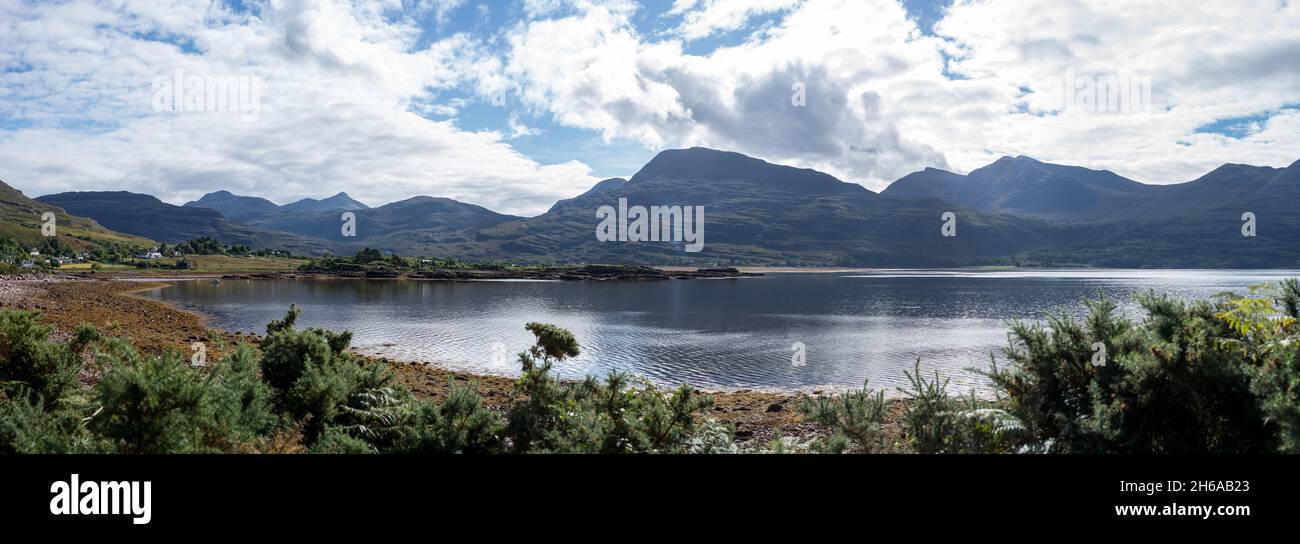UK, Scotland, Wester Ross, Ross and Cromarty. Upper Loch Torridon ...